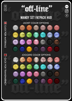 Second Life Marketplace - "Off-Line" x "Mandy" Set / Fatpack