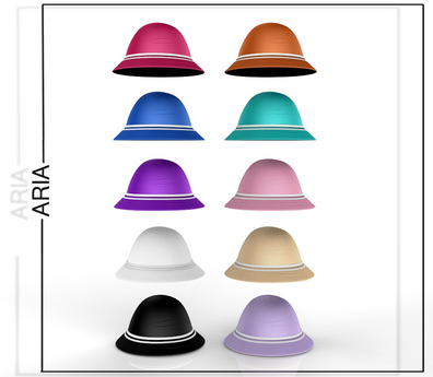 Second Life Marketplace - ARIA // FATPACK Summer Hat Unrigged Mesh Modify