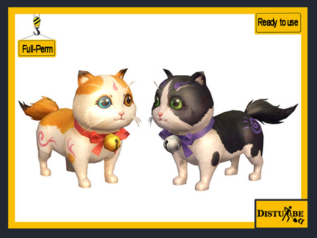 Second Life Marketplace - ::DisturbeD:: Kawaii Cute Fiu Fiu Cats - FULL ...
