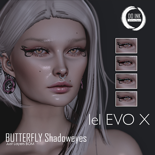 Second Life Marketplace - DO INK BUTTERFLY SHADOWEYES FOR LELUTKA EVO X