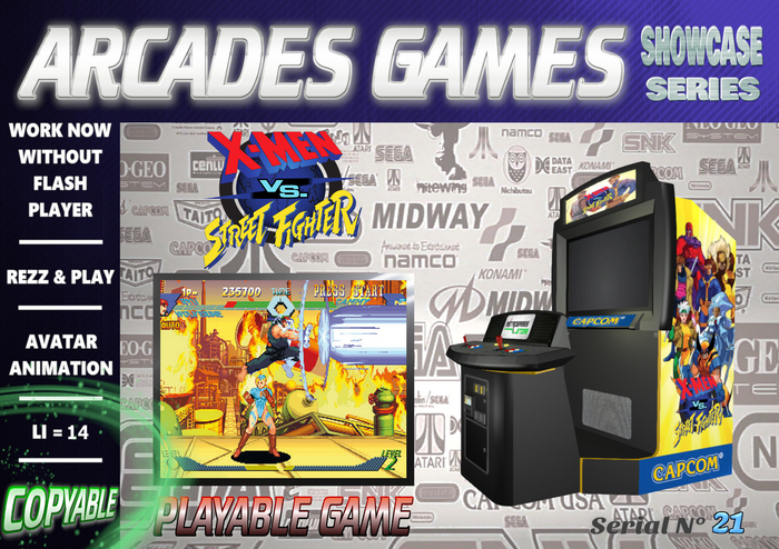 Second Life Marketplace - [21] = X-men vs Street Fighter = Showcase ...