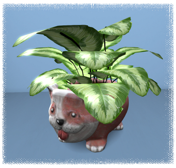 Second Life Marketplace - ~R~Elastic Fig Plant in Doggy Planter