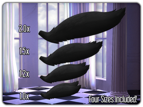 Second Life Marketplace - .:C:. Duo Tails - Yote - Animesh Twin Tails!