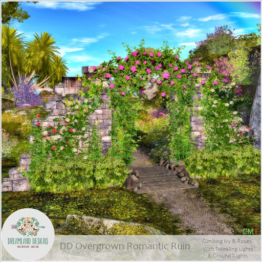 Second Life Marketplace - DD Overgrown Romantic Ruin/ADD