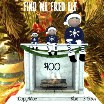 Second Life Marketplace - Find Me Fred Blue (Copy)