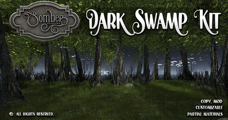 Second Life Marketplace - Dark Swamp Tree Kit, Swamp Kit, Halloween ...