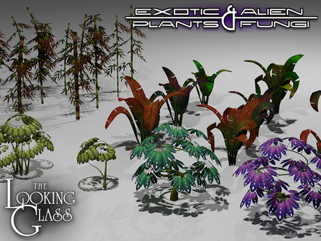 Second Life Marketplace - TLG - Exotic Alien Plants Set