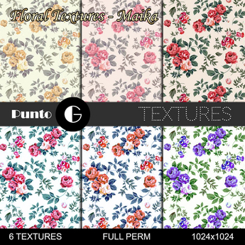 Second Life Marketplace - Floral Textures - Maika
