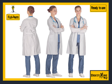 Second Life Marketplace - ::DisturbeD:: Hazel Doctor Character - FULL ...