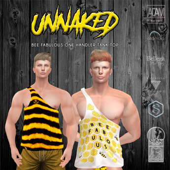 Second Life Marketplace - UNNAKED / 1 HANDLER TANK TOP / ALL SIZES ...