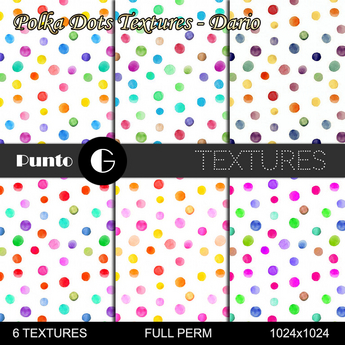 Second Life Marketplace - Polka Dots Textures - Dario