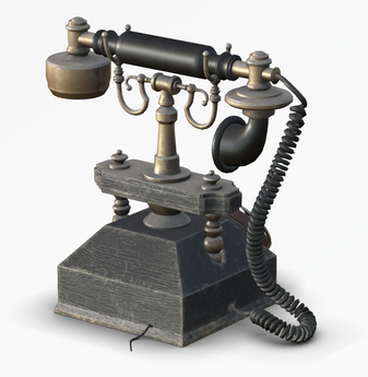 Second Life Marketplace - *Star's Imaginarium ~ Antique Desk Phone