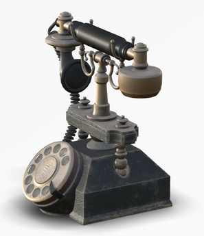Second Life Marketplace - *Star's Imaginarium ~ Antique Desk Phone