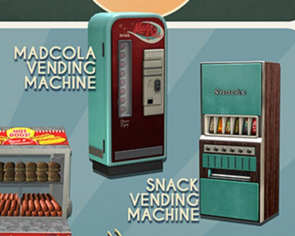 Second Life Marketplace - MadPea Bowl-O-Rama - Mad Cola Vending Machine