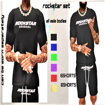 Second Life Marketplace - ROCKSTAR SET unpacker fatpack