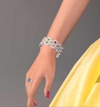 Second Life Marketplace - Adl High Jewelry Set Silver/Gold