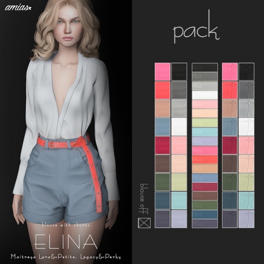 Second Life Marketplace - amias - ELINA set pack