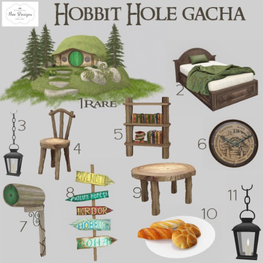 Second Life Marketplace - Bee Designs Hobbit hole Gacha 6