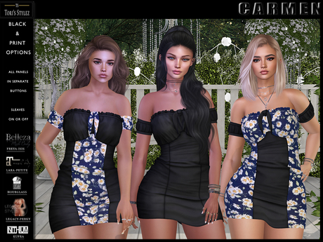 Second Life Marketplace - TS-Dress-Carmen-Daisy