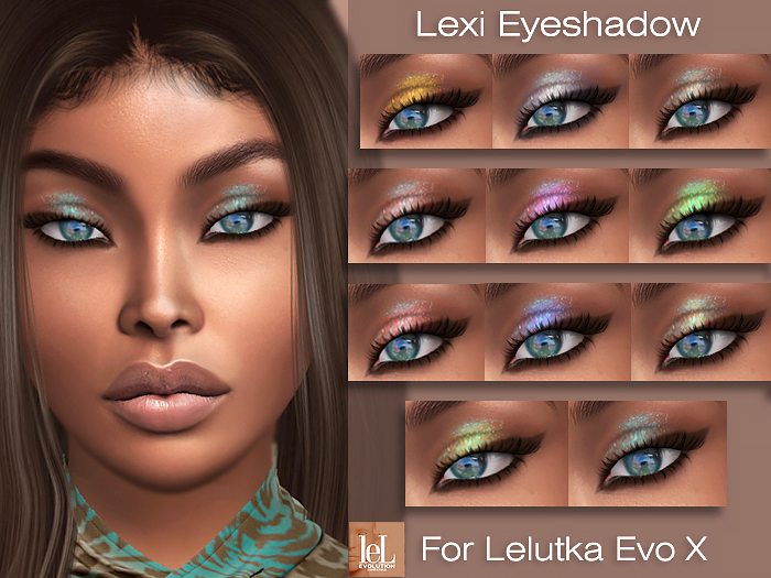 Second Life Marketplace - Lexi Eyeshadow - Applier for Lelutka EvoX