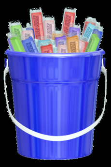 Second Life Marketplace - Junk Food - Icepop Bucket (Blue)