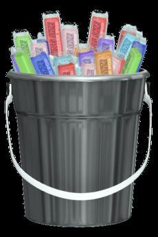 Second Life Marketplace - Junk Food - Icepop Bucket (Black)