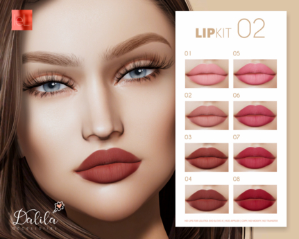 Second Life Marketplace - Dalila Lip Kit 02 LeL EvoX