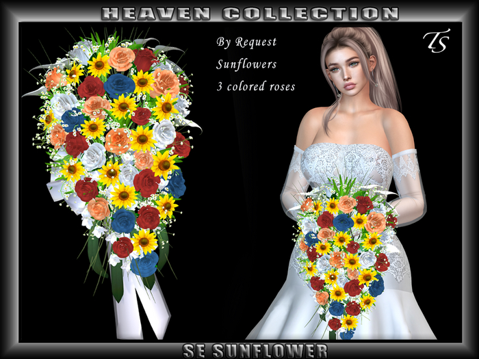 Second Life Marketplace - :::DEMO::: TS-Bouquet-Heaven-SE-V2-Sunflower