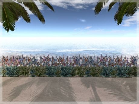 Second Life Marketplace - majestic.+ colorful tropical privacy screen