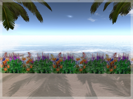 Second Life Marketplace - majestic.+ orange tropical privacy screen