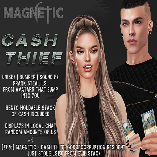 Second Life Marketplace - Magnetic - Cash Thief