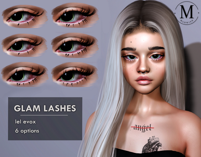 Second Life Marketplace - MADWISH // Glam Lashes [LeL EvoX]