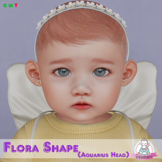 Second Life Marketplace - Titika's - Flora Shape (Aquarius Head)