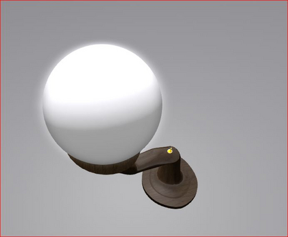 Second Life Marketplace - Hand table lamp