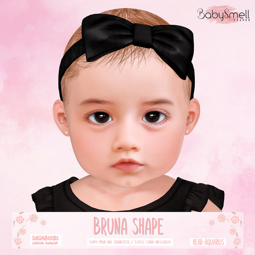 Second Life Marketplace - Baby Smell - Bruna Shape (Head AQUARIUS ...
