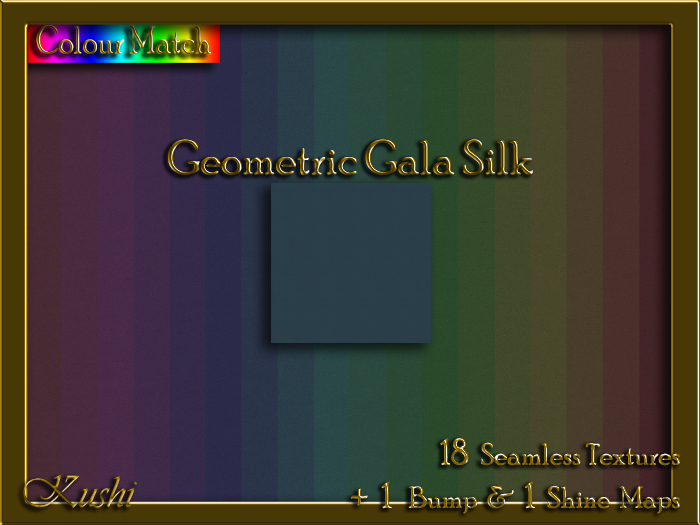 Second Life Marketplace - Geometric Gala Silk Solids Seamless Texture Set