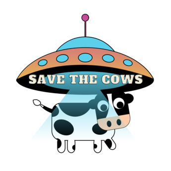 Second Life Marketplace - Save the cows decoration sign