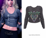 Second Life Marketplace - DarkFire Thea Cut out Zipper Top-#G06