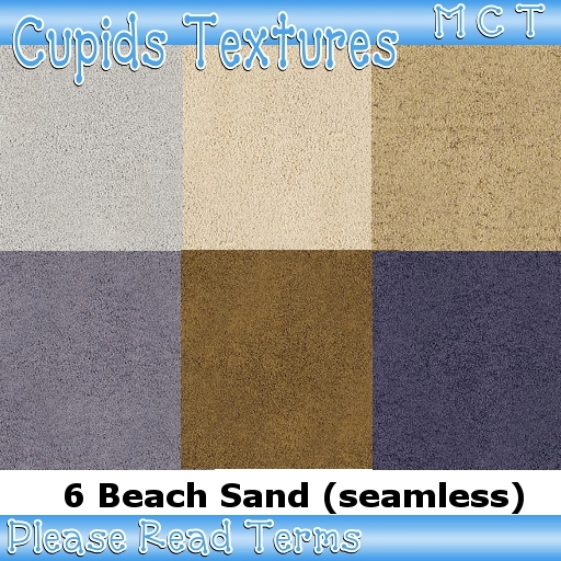 Second Life Marketplace - 6 Beach Sand Textures Seamless