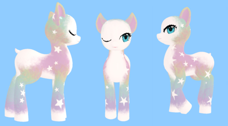 Second Life Marketplace - [OP] Rainbow Fluff Asymmetrical Coat