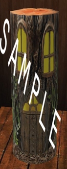 Second Life Marketplace - tree trunk gnome house sculpt