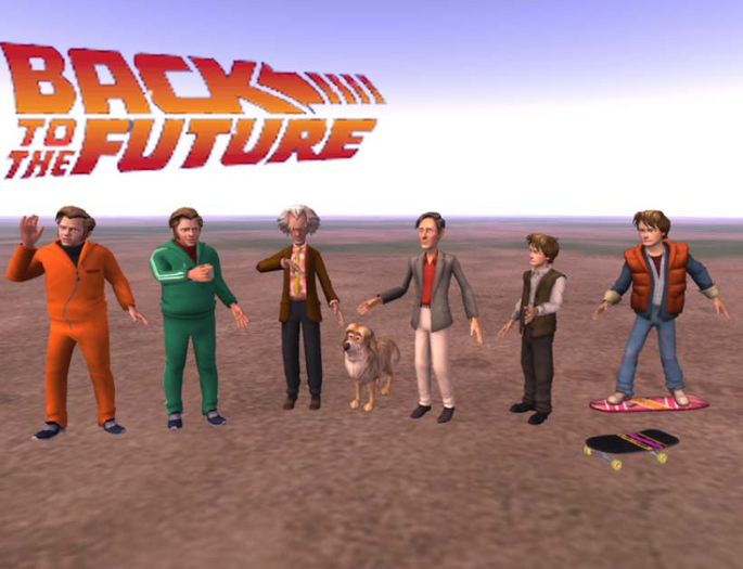 Second Life Marketplace - back to the future set 2