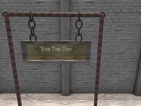 Second Life Marketplace - [FD] Chained Sign Set v2.1