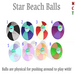 Second Life Marketplace - Malarkey Star Beach Balls - FATPACK (Rezz Me)