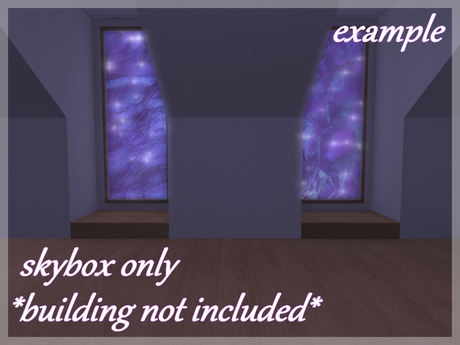 Second Life Marketplace - majestic.+ blue and purple crystal cavern skybox