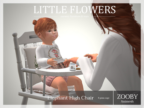 Second Life Marketplace - Elephant High Chair ZOOBY