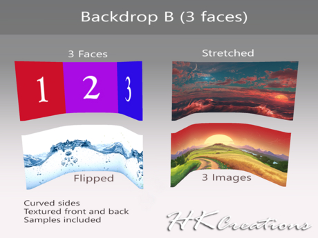 Second Life Marketplace - Backdrops - 3 versions