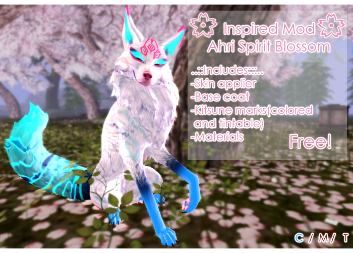 Second Life Marketplace - Ahri Spirit Blossom Inspired mod / TWI fox ...