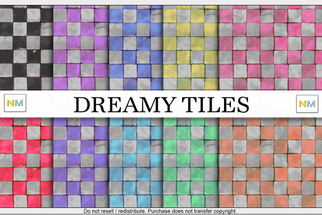Second Life Marketplace - Dreamy Tiles 10 Seamless Floors Home Decor ...