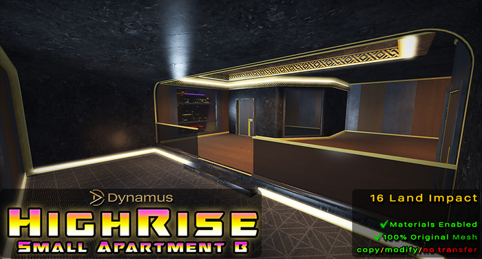 Second Life Marketplace - Dynamus - Highrise Small Apartment B